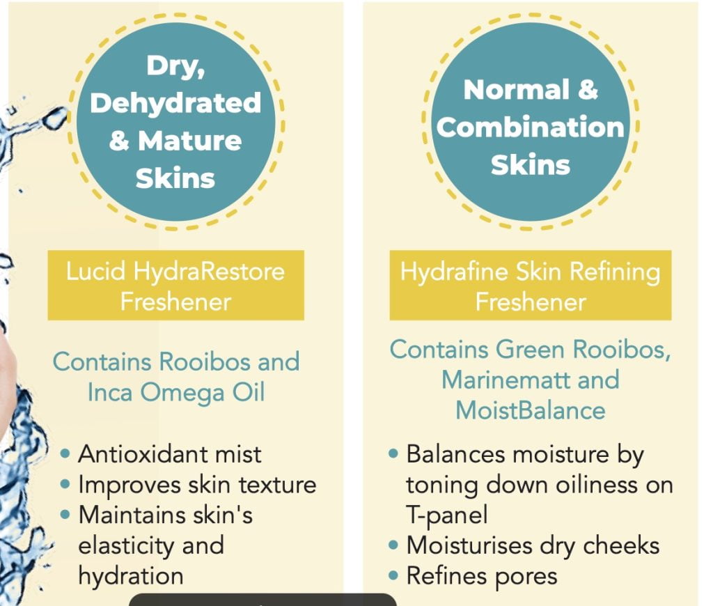 Facts about Fresheners and Toners | Rooibos Products Blog